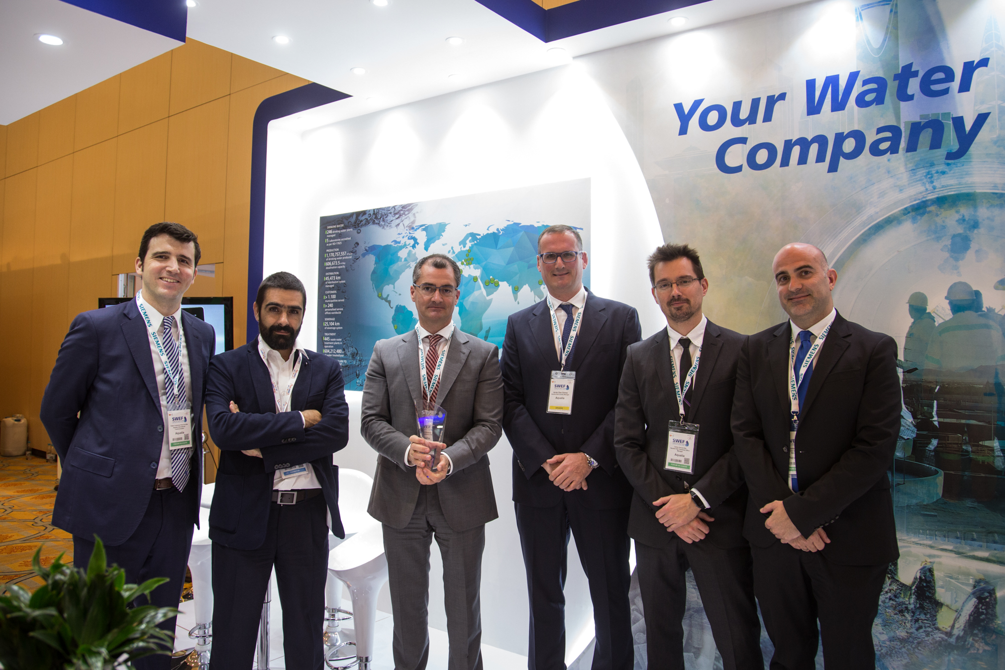 Aqualia, premiada en Arabia Saudí por su contribución a modernizar el ...